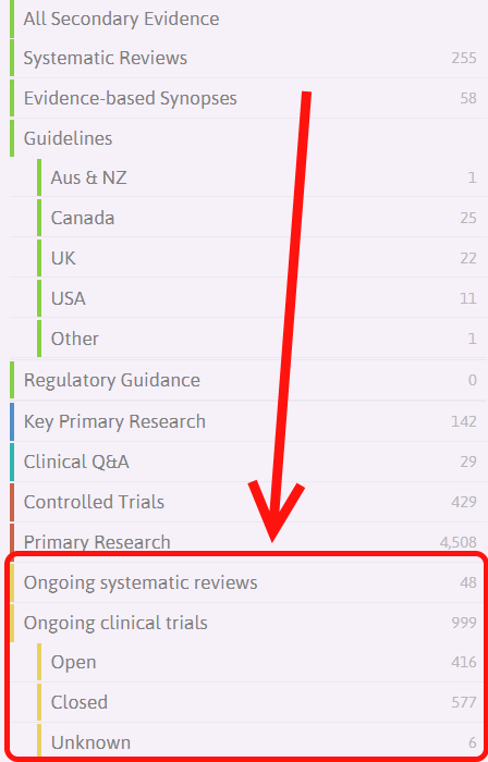 Ongoing trials and systematic reviews – Trip Database Blog