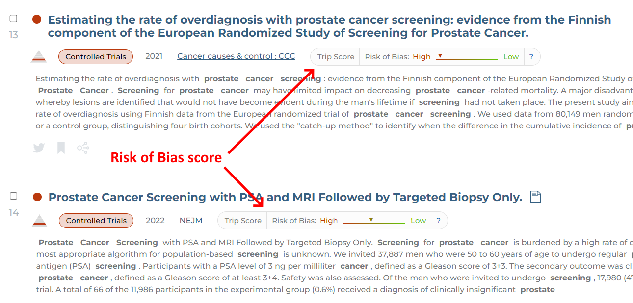 Introducing our RCT score – Trip Database Blog