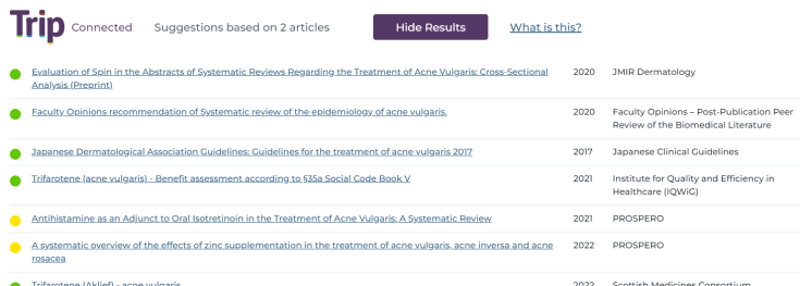 Understanding Connected Articles – Trip Database Blog