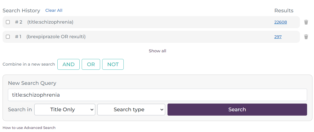 How to use Advanced Search – Trip Database Blog