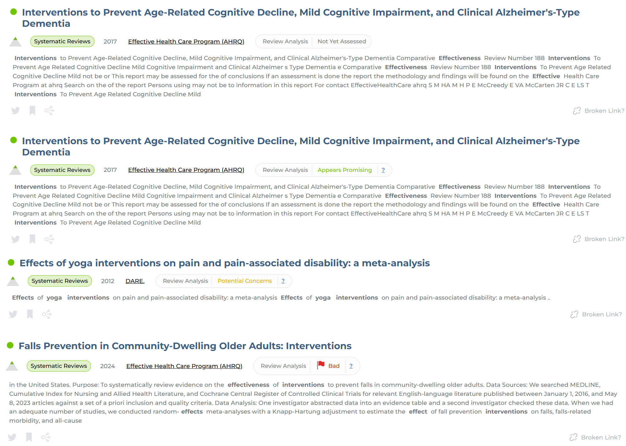 Systematic review score – Trip Database Blog
