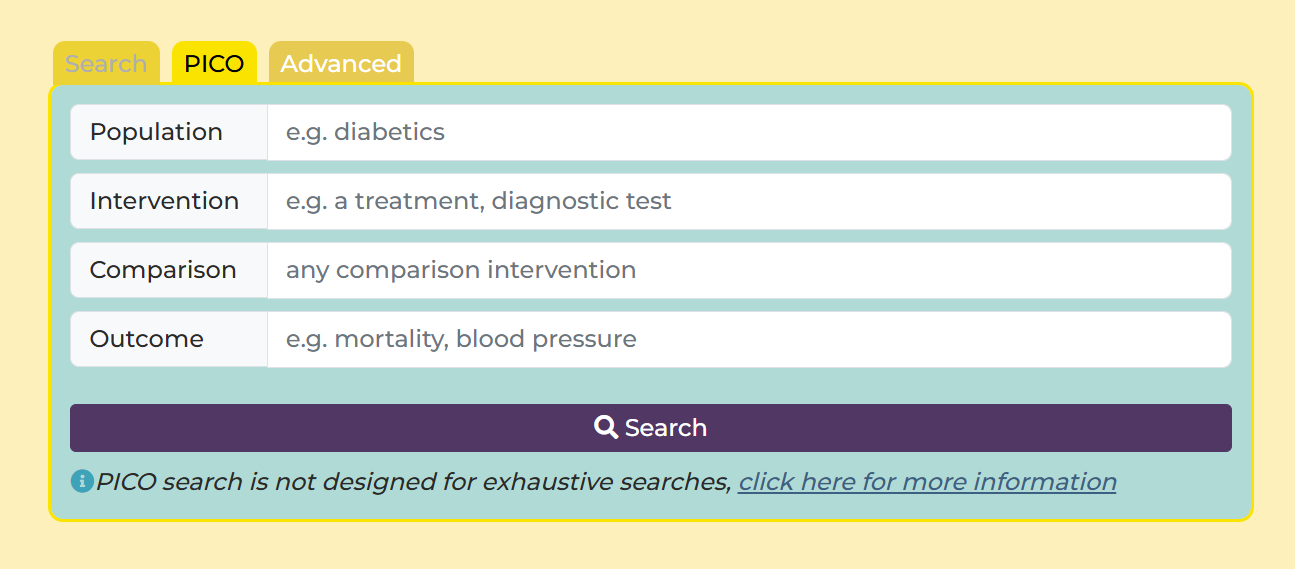 Updating PICO – Trip Database Blog